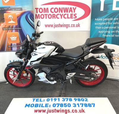 SUZUKI GSXS 125 RLXM3 (Only 340 miles): Tom Conway Motorcycles